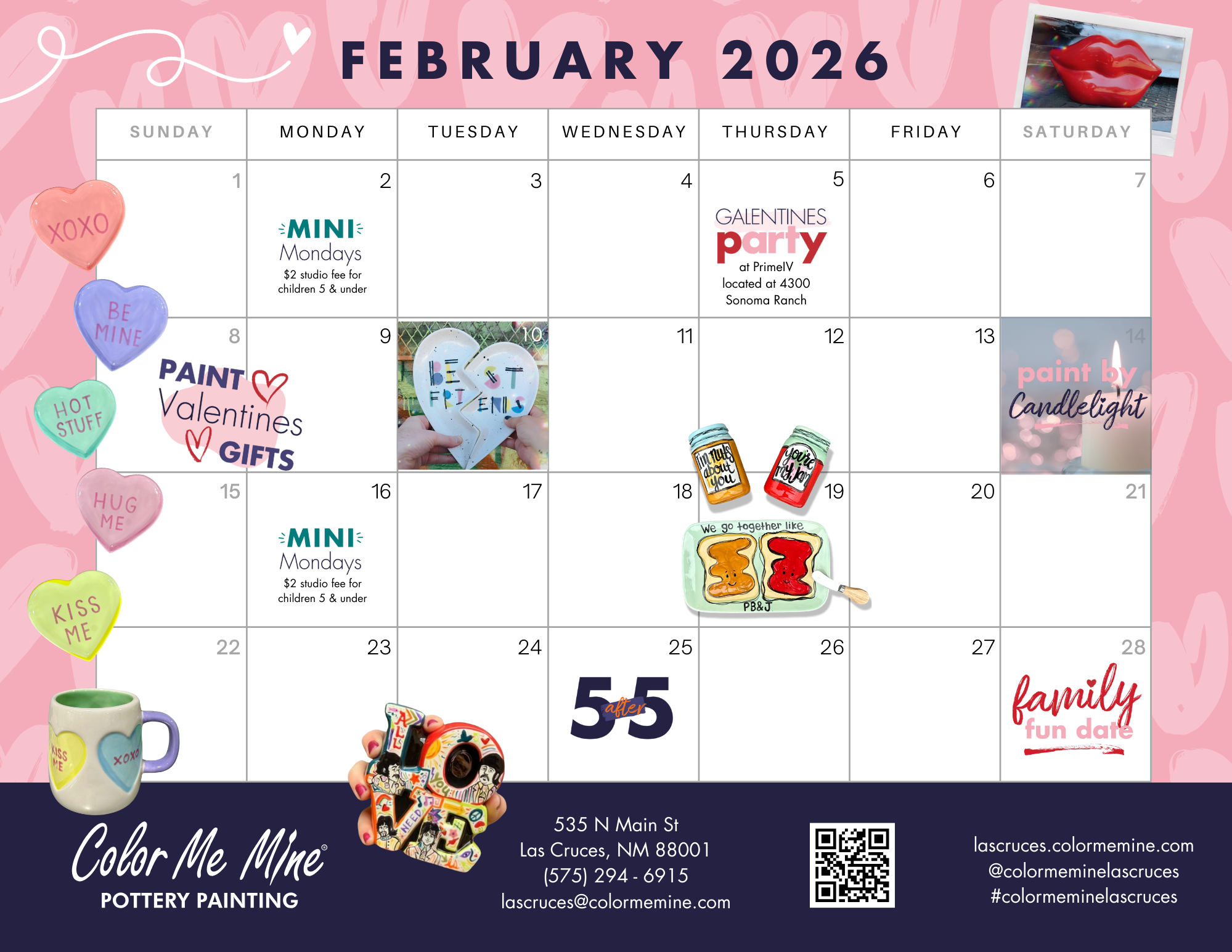 Calendar - Las Cruces Color Me Mine